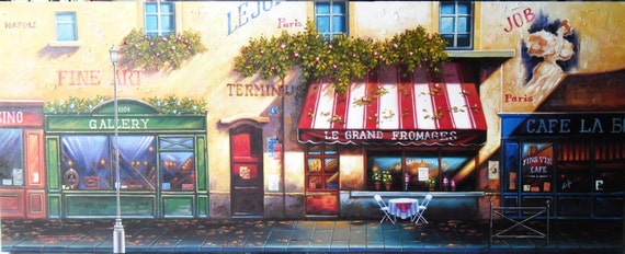 Old Building Painting Art Work Painting Oil Painting on - Etsy