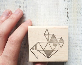 Triangle stamp | Etsy