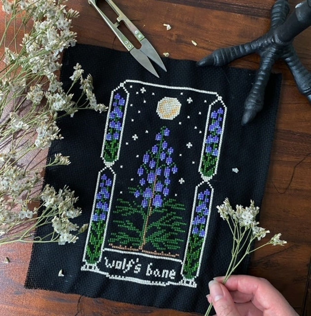 Wolf's Bane Poisonous Plants Cross Stitch Pattern / Digital Download ...