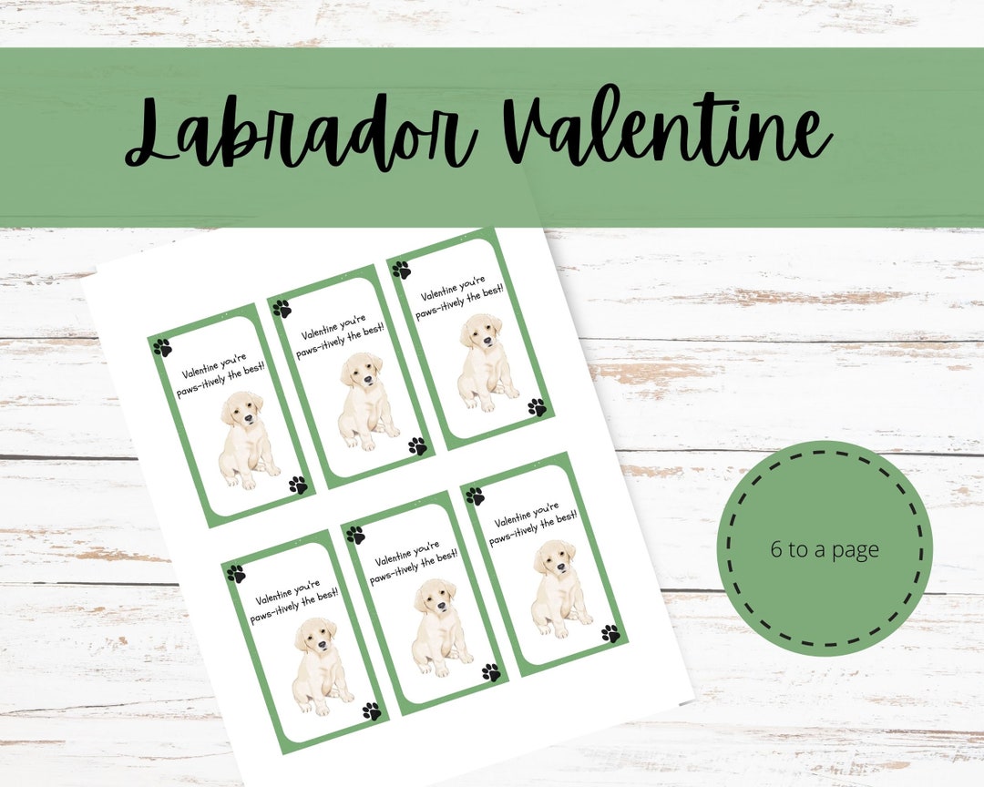 Labrador Valentine - Etsy