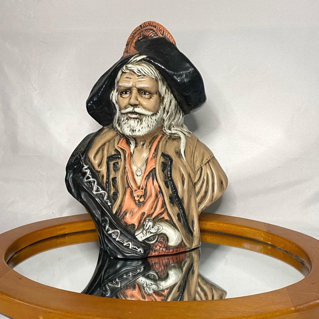 Conquistador Bust • Spanish Man • Holland Mold • 1970s • Pirate Gypsy ...