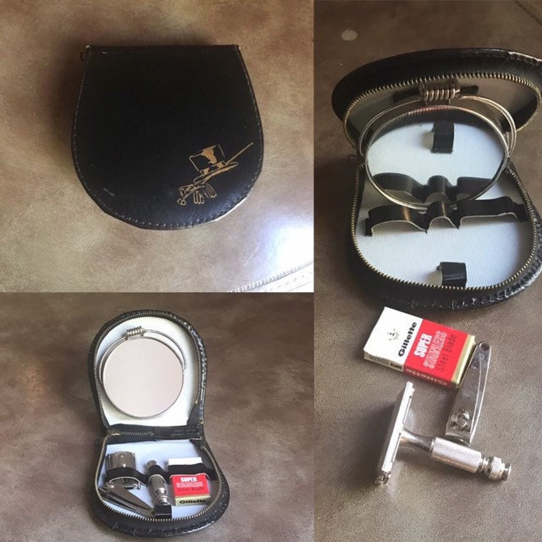 Vintage New Gentlemen’s Grooming Kit | Travel Shaving Kit | Mid Century ...
