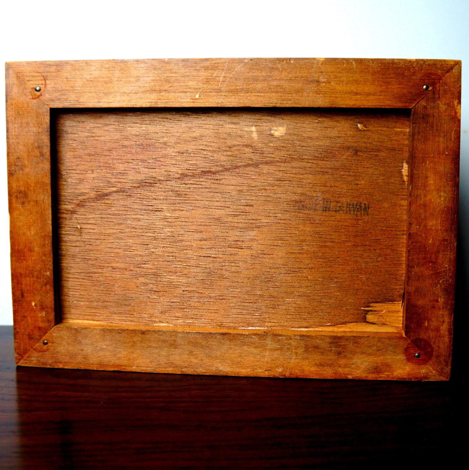 Gothic Trinket Box 1970s Vintage Wood Rivet Studded Treasure | Etsy