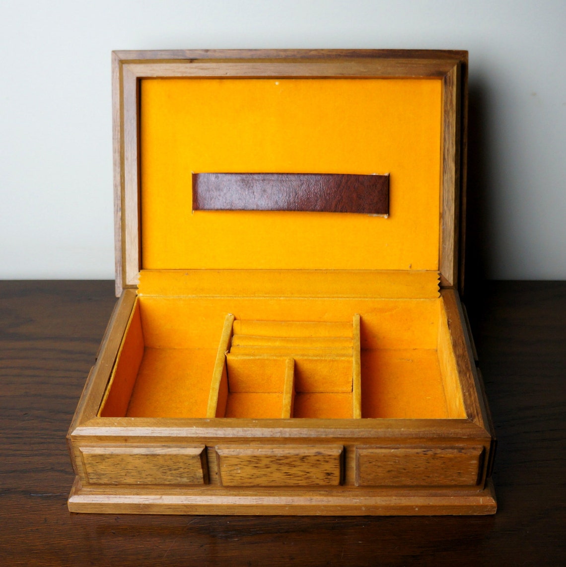 Gothic Trinket Box 1970s Vintage Wood Rivet Studded Treasure | Etsy