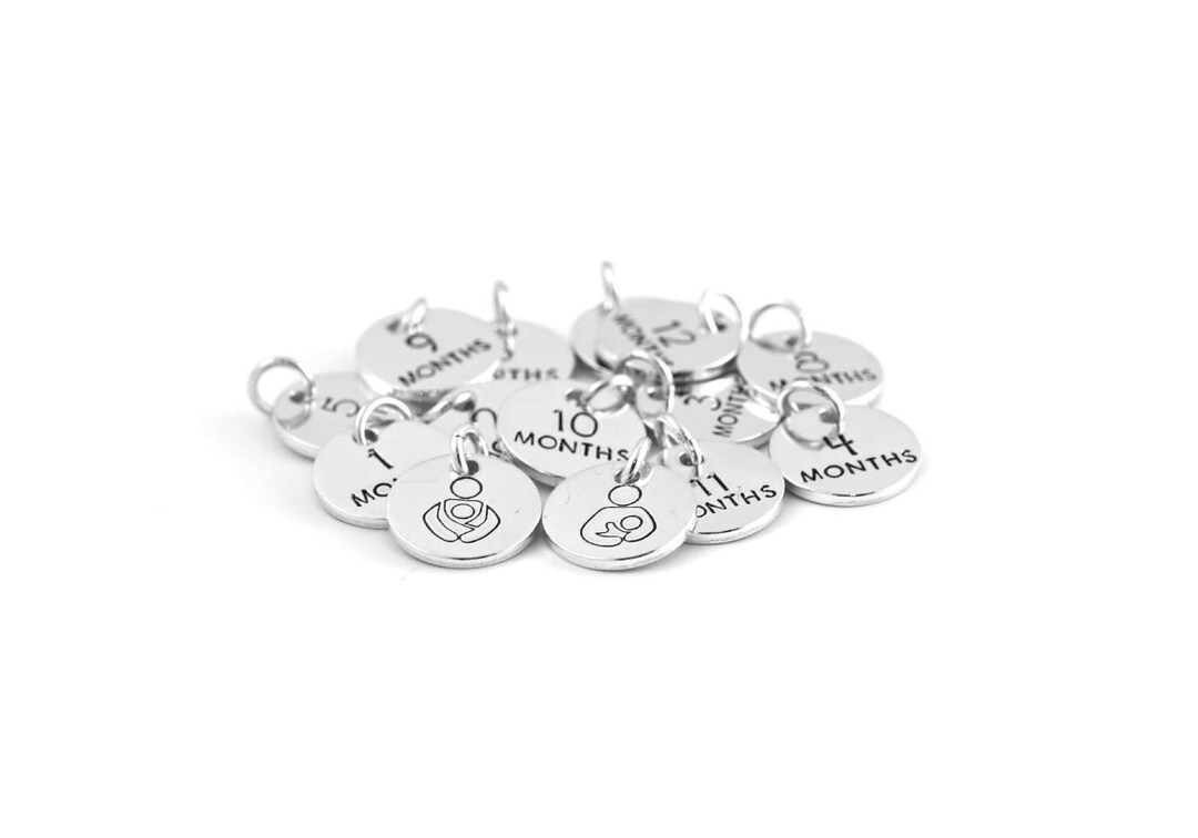 ADD ON Milestone Charm Personalized Charm Charm Only - Etsy
