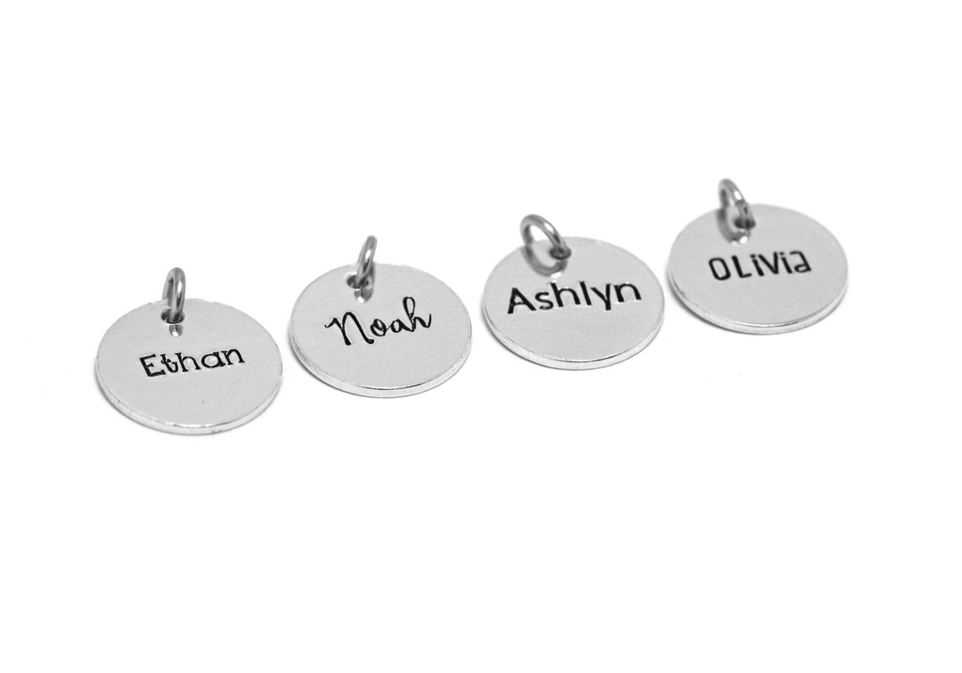 ADD ON Personalized Charm Name Charm Charm Only - Etsy