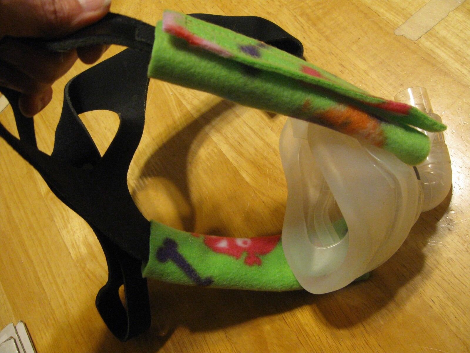 Set of 2 Soft & Secure CPAP Comfort Pads Keeps Mask Straps Away Green ...