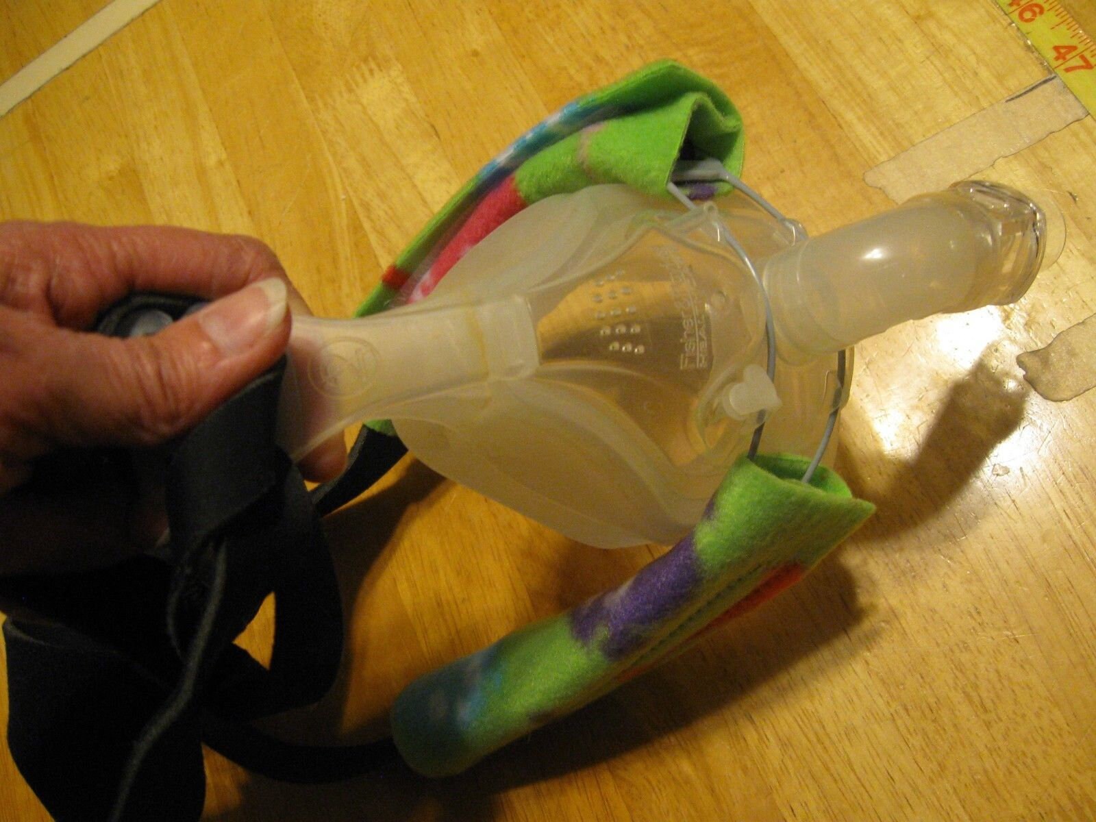 Set of 2 Soft & Secure CPAP Comfort Pads Keeps Mask Straps Away Green ...