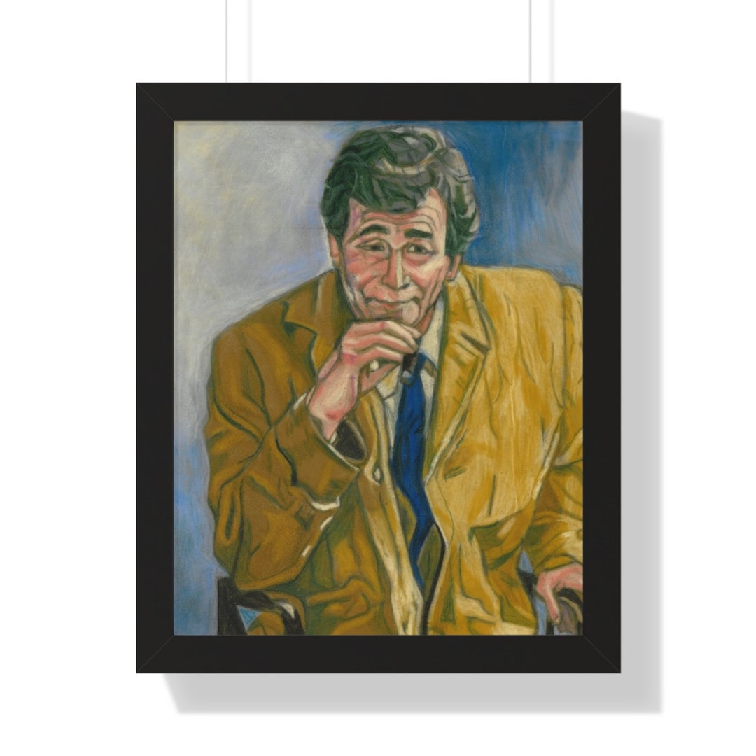Framed Vertical Columbo Poster Etsy