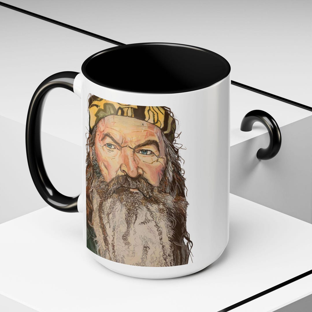 Ceramic Duck Dynasty's Phil Robertson Clear Coffee Mug (11oz, 15oz) - Etsy