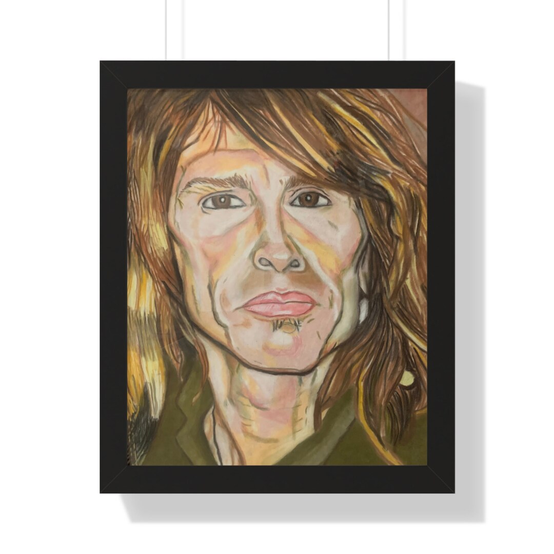 Framed Vertical Steven Tyler Poster - Etsy