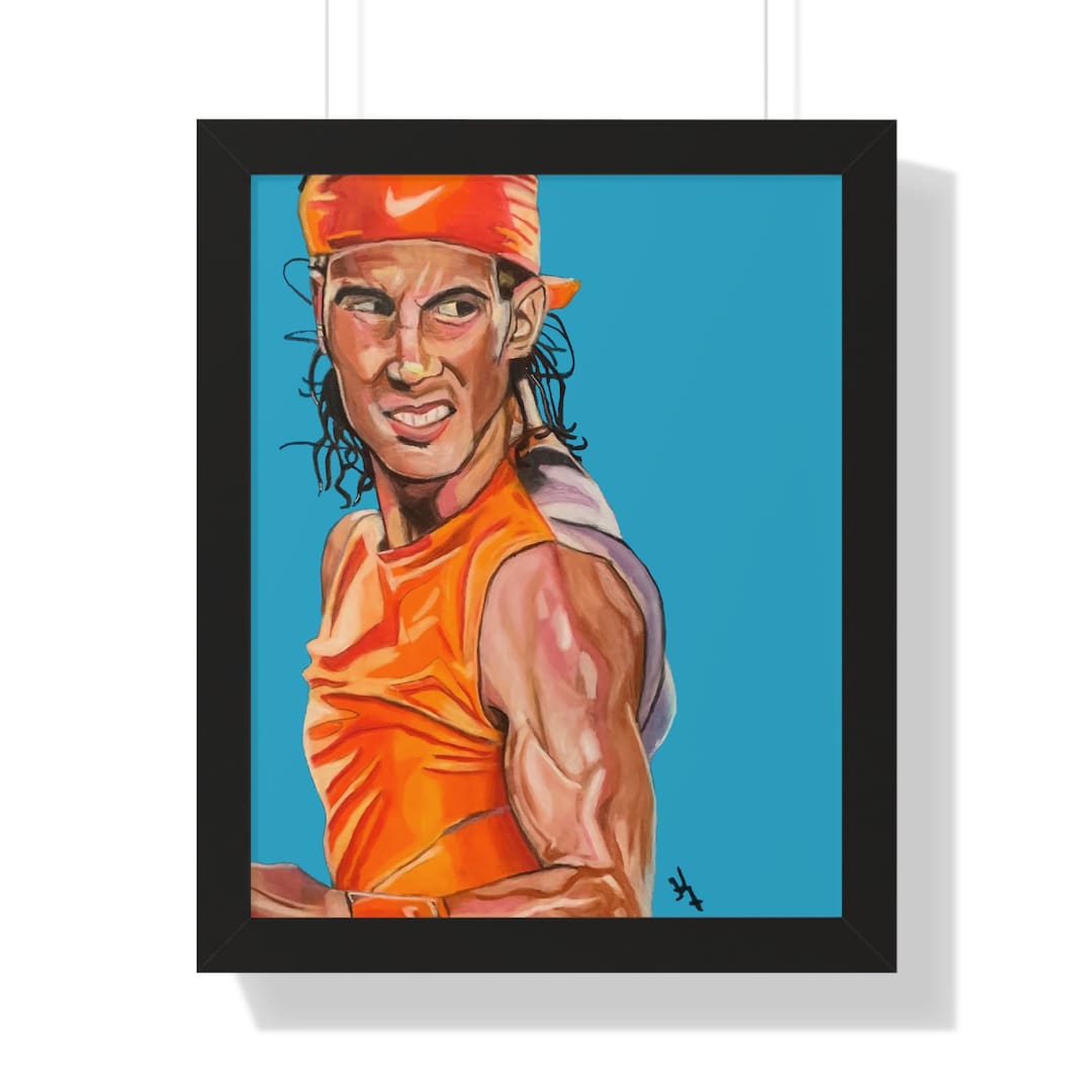Framed Vertical Rafa Nadal Poster - Etsy