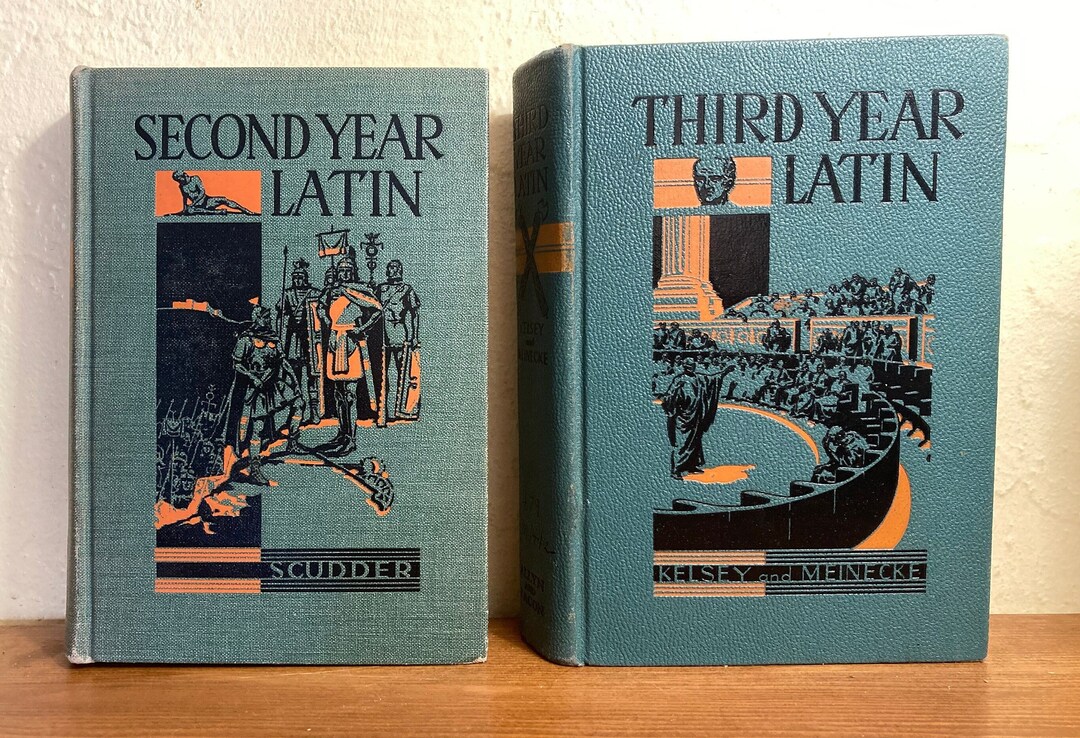 Vintage Latin Textbooks Instruct Readers in the Language, the History ...
