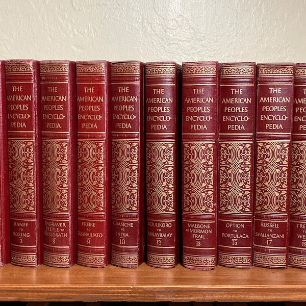 Encyclopedia Set - Etsy