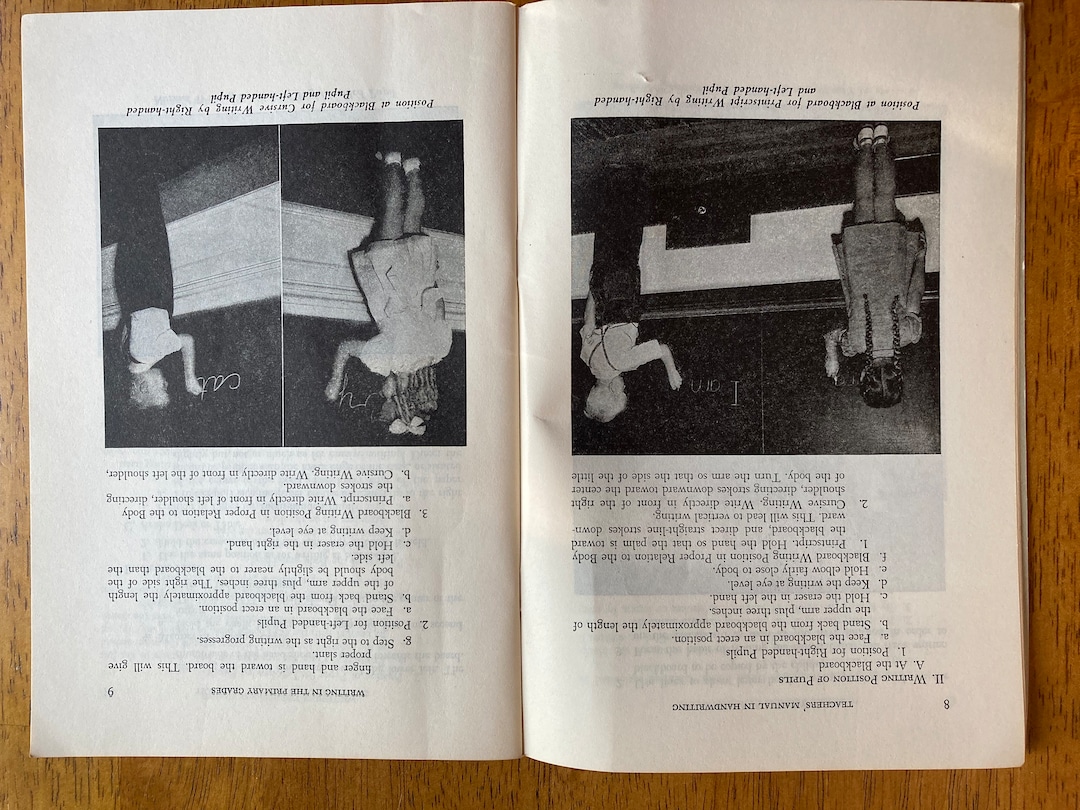 1951 California State Handwriting Teachers' Manual Takes a Solemn but ...