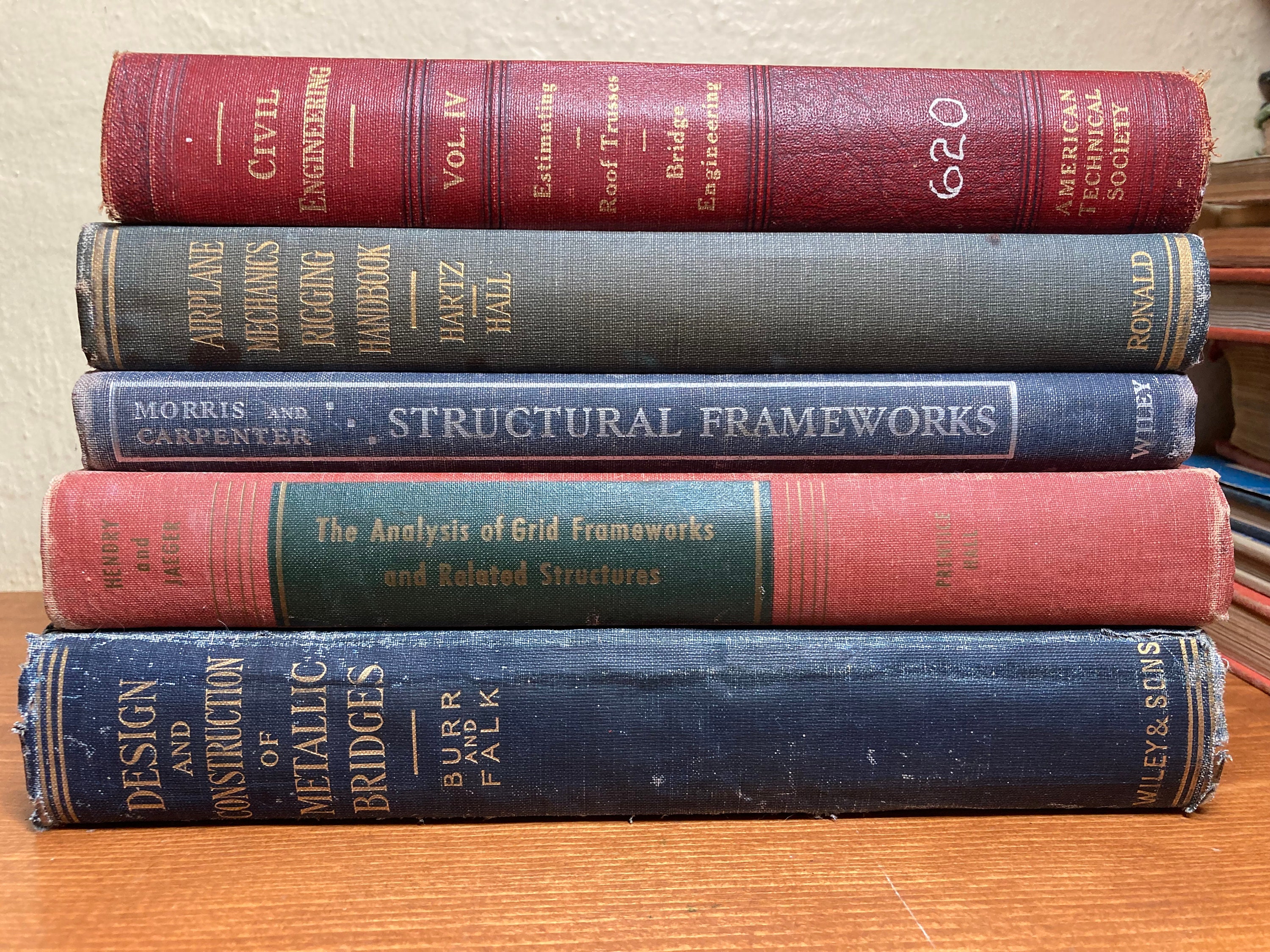 Stack Of Engineering Textbooks