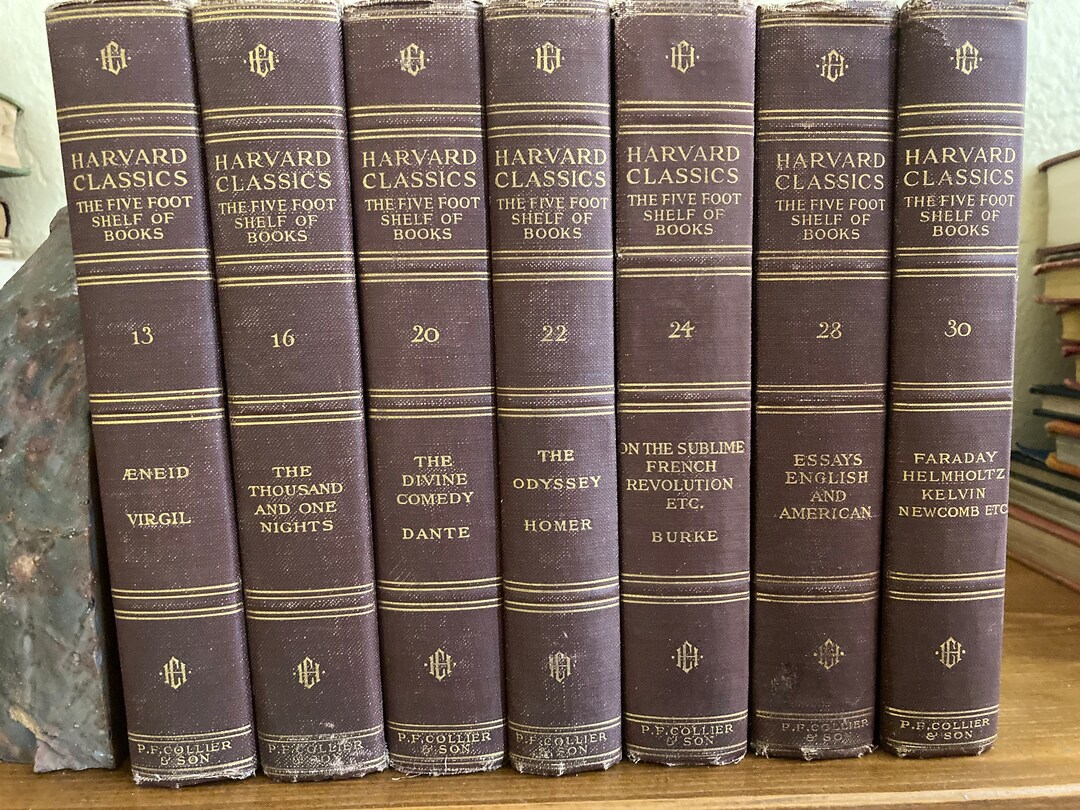 1909 Edition of Harvard Five Foot Shelf of Books Sought to Capture the ...