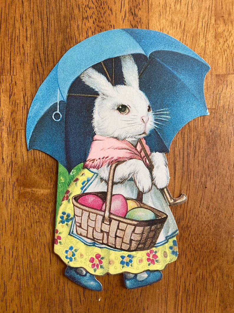1960s and 1970s Forget-me-not Die-cut Easter Cards With - Etsy