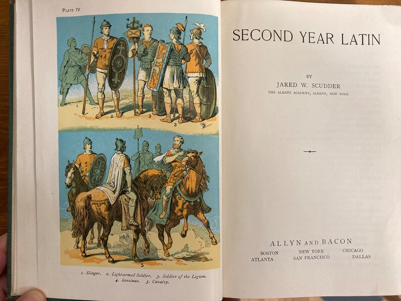 Vintage Latin Textbooks Instruct Readers in the Language, the History ...