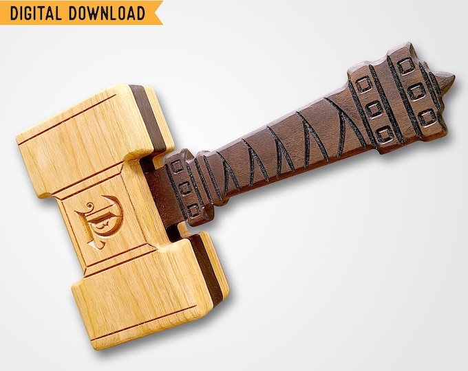 Easy Woodworking Mallet CNC Router DXF Stl Files - Etsy Canada