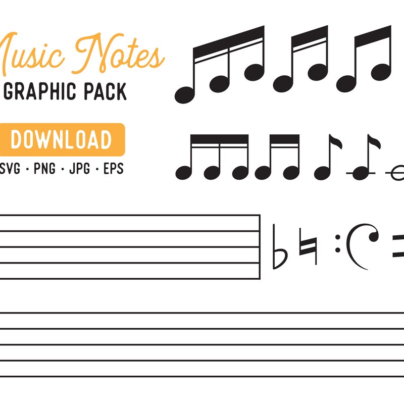 Music Note Stencil - Etsy