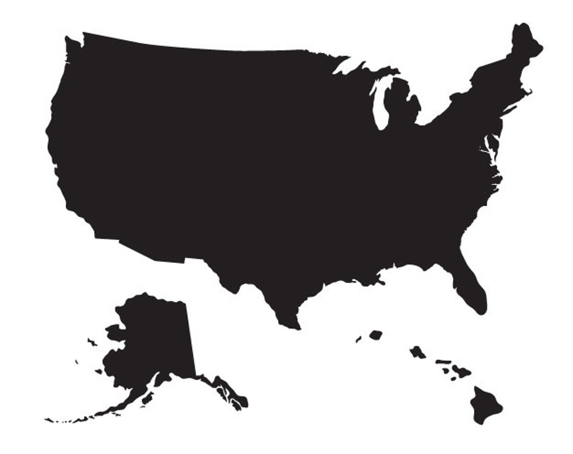50 States Svg Bundle 50 States Cut File 50 States - Etsy