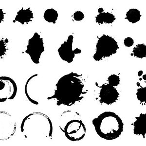 Coffee Spill Clipart, Coffee Splash Svg, Coffee Stain Clipart ...