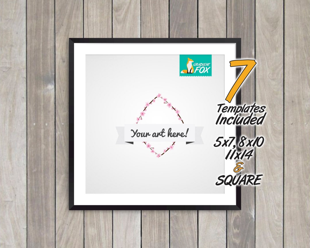 Mockup Templates, 8x10 Frame Mockup, Printables Mockup, Display Mock Up ...