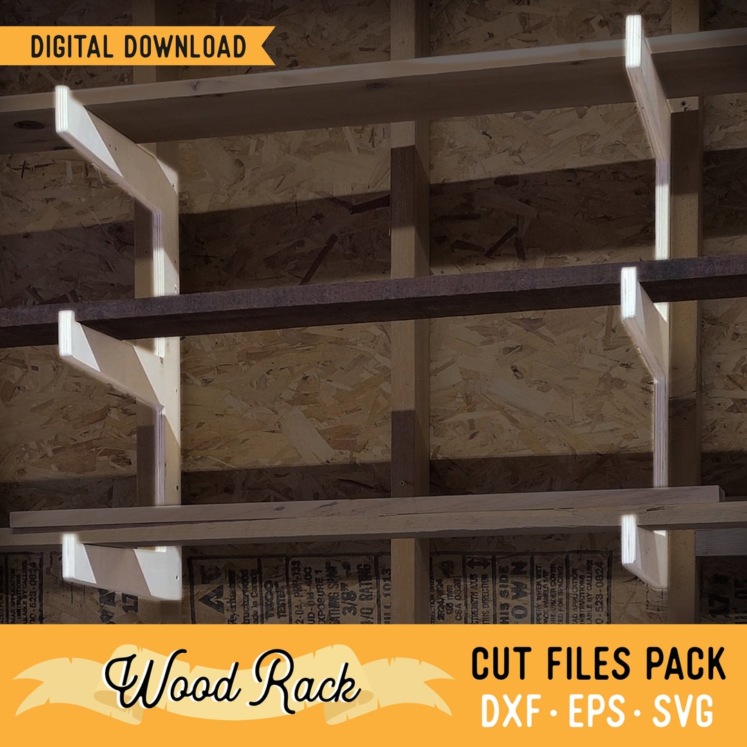 Lumber Shelf CNC Files, Wood Shelf Cut Files, CNC Project Plans, Wooden ...
