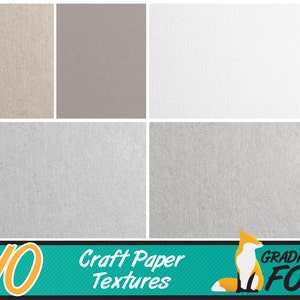10 Printable Craft Papers - Kraft Paper Background - Digital Paper ...