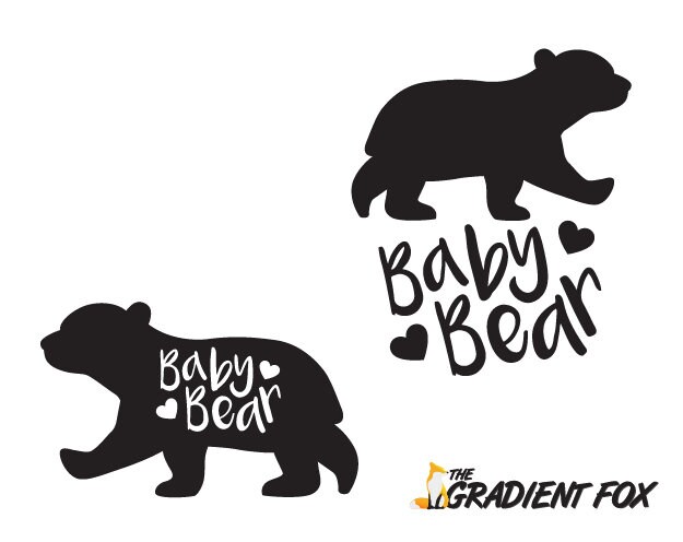 Oso bebé svg, clipart de oso bebé, clipart de oso polar, oso pardo svg ...