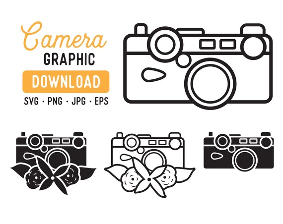 Vintage Camera Stencil Camera Stencil