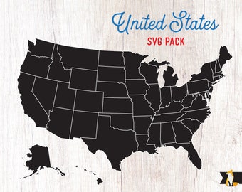 50 States Clipart - Etsy