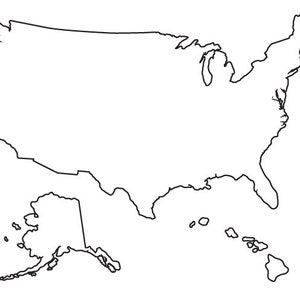 50 States Svg Bundle, 50 States Cut File, 50 States Silhouette, State ...