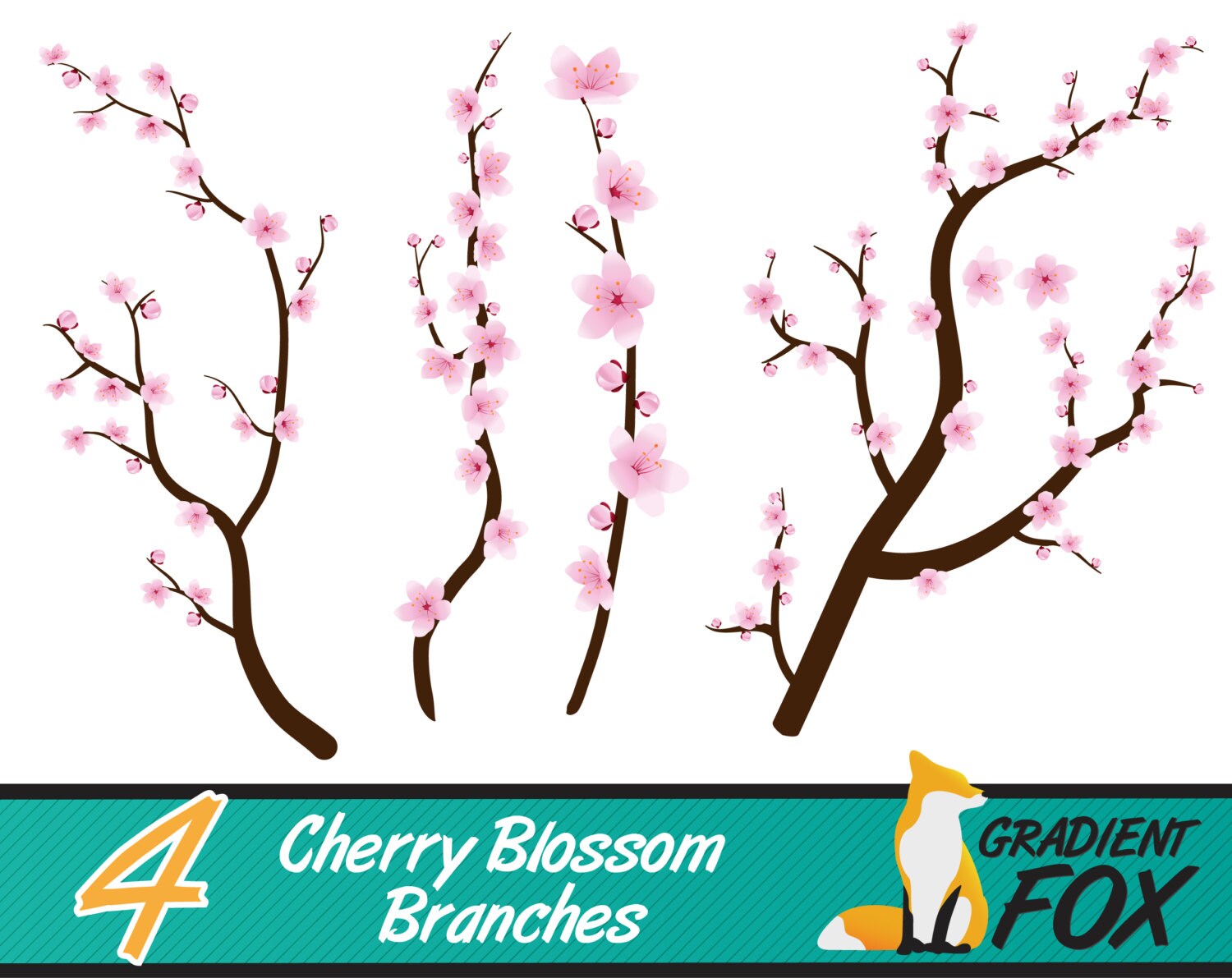 Clipart Blossom, Printable Blossoms, Floral Clipart, Clipart Blossoms ...