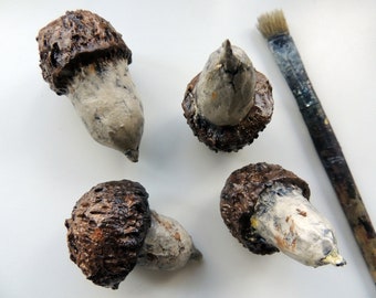 Paper Mache Acorns - Etsy