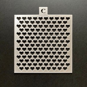 Conversation Hearts Sprinkle Stencil--3d Printed - Etsy