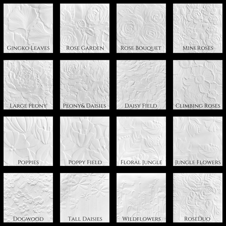 12 Embossing Sheets -- Embossed Parchment—weddings, Showers ...