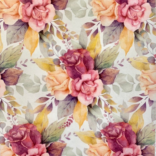 Antique Roses Medium Edible Paper - Etsy