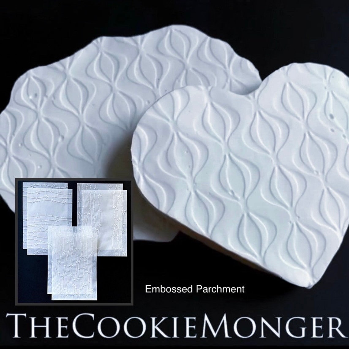 12 Embossing Sheets -- Embossed Parchment—weddings, Showers ...