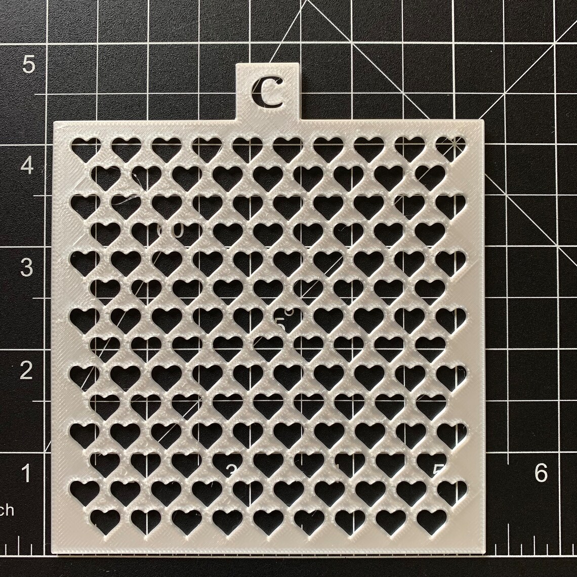 XO Lips Sprinkle Stencil--3d Printed - Etsy
