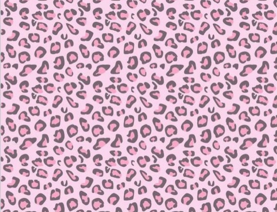 Pink on Pink Leopard Print Edible Paper - Etsy