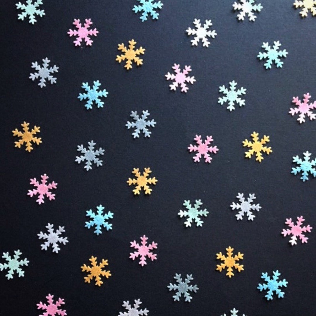 Edible Wafer Snowflake Sprinkles - Etsy