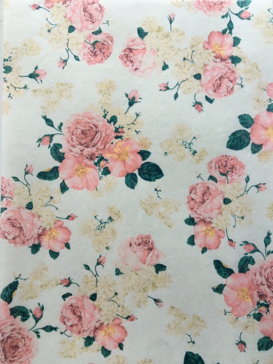 Vintage Rose Edible Paper - Etsy