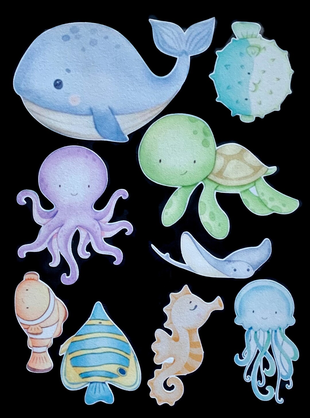 Ocean Animals Edible Cut-outs - Etsy