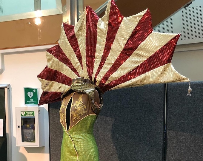 Drag Queen Costume, Bob Mackie Barbie Goddess of Asia Recreation ...