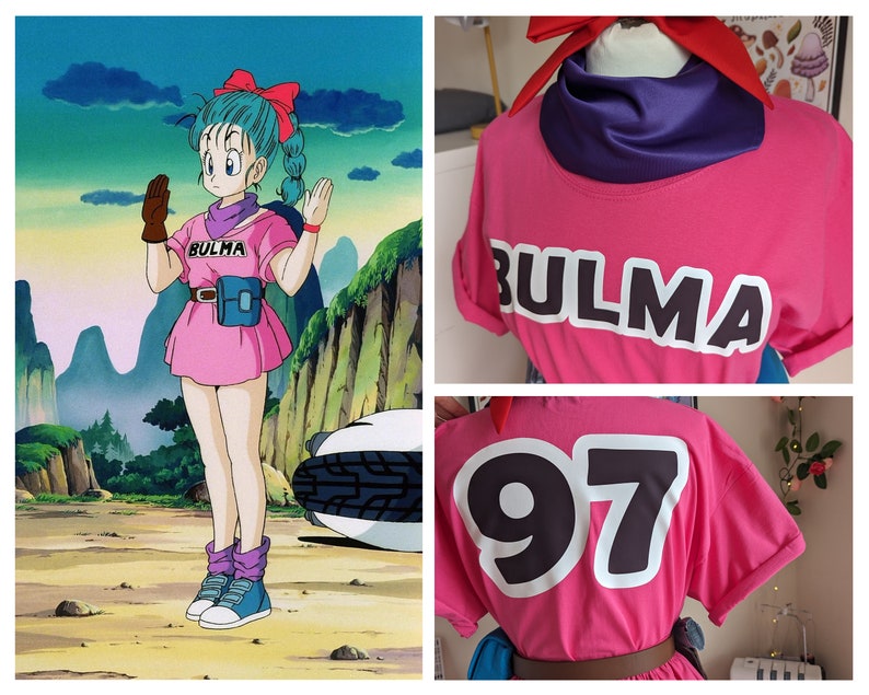Bulma T-shirt Iron on Graphics Template, Print at Home for DIY Homemade ...