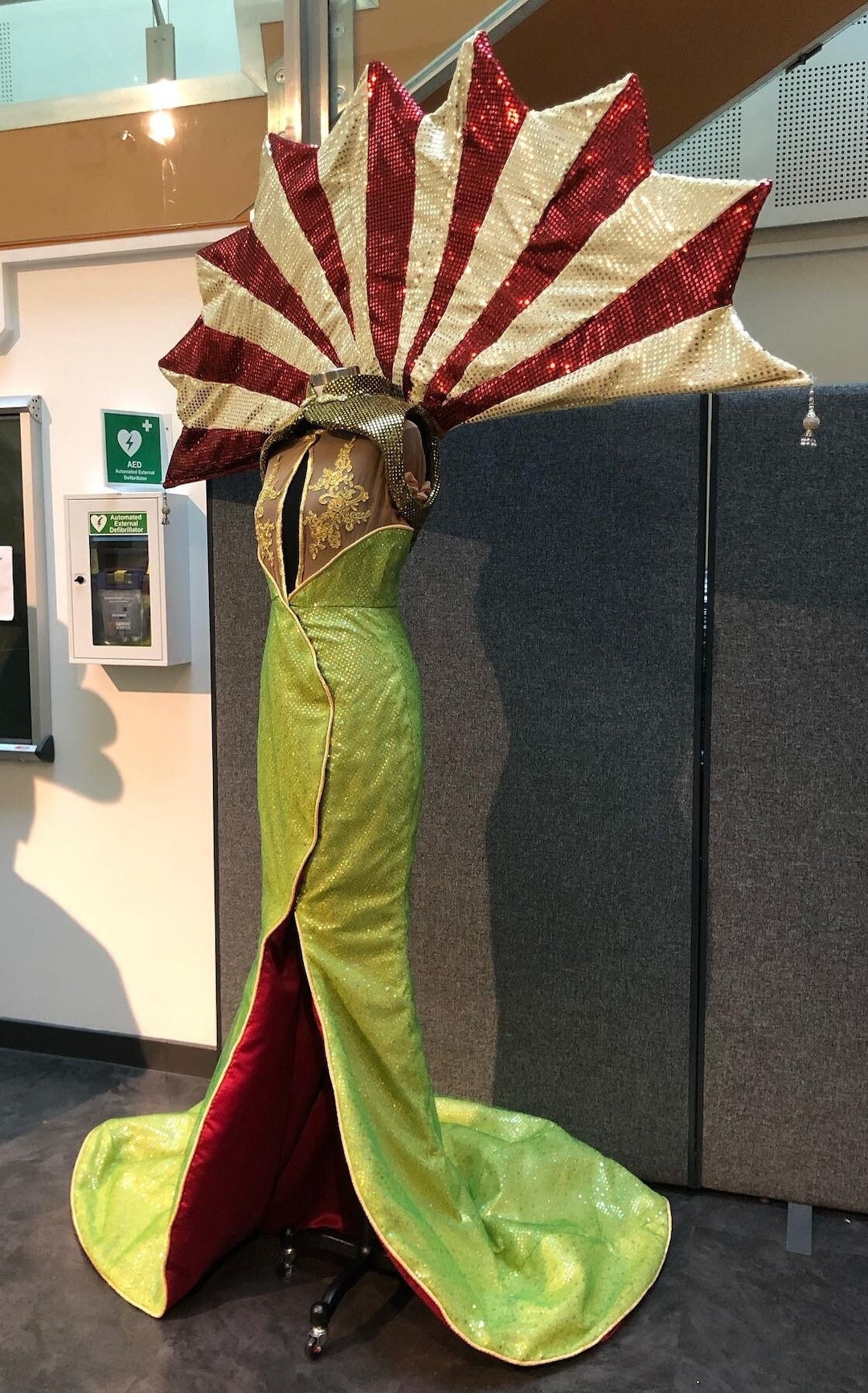 Drag Queen Costume, Bob Mackie Barbie Goddess of Asia Recreation ...