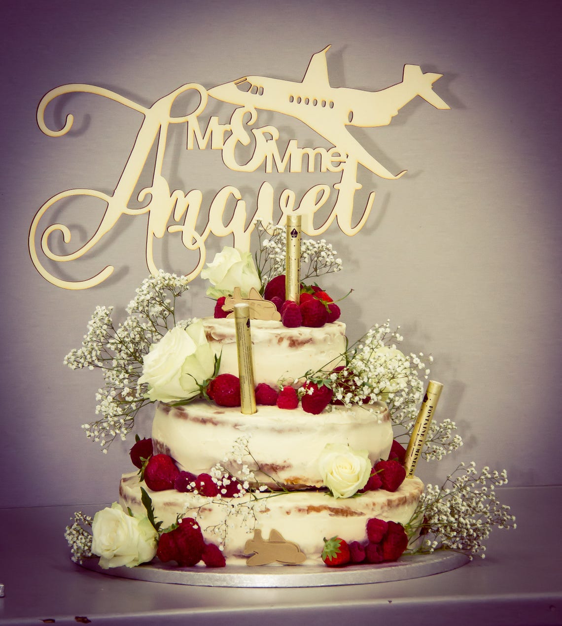 Cake topper Avion nom - Etsy France