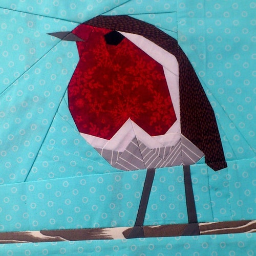 Tomtit A 12 Inch Foundation Paper Pieced Bird Quilt Pattern - Etsy Canada